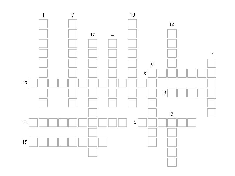 El arte - Crossword