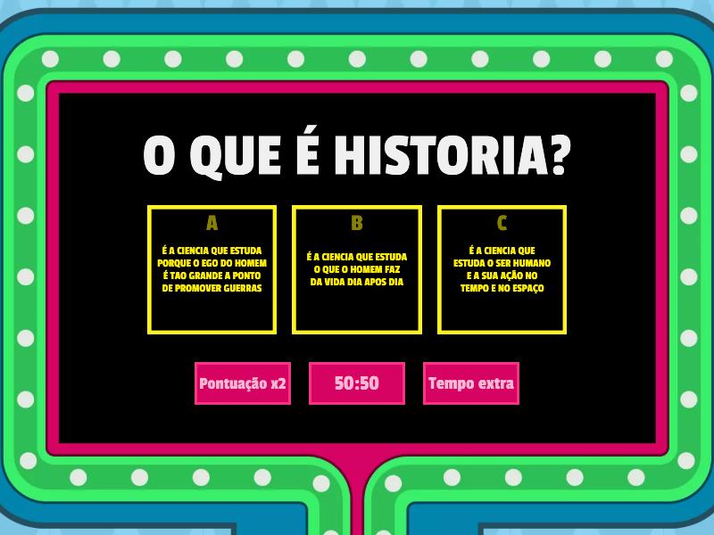 6 ANO HISTORIA- O QUE É HISTORIA - Game show de TV