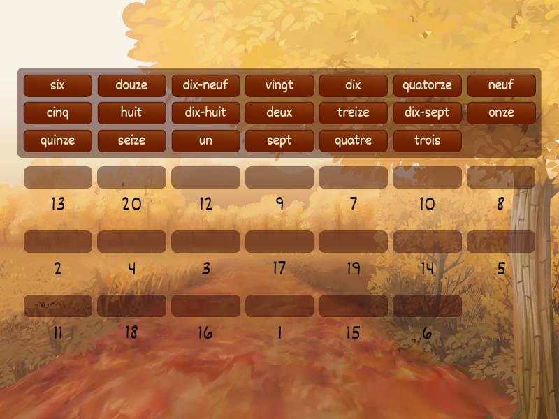 Numbers - Match up
