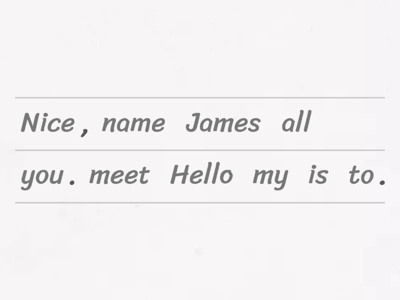 Interview Class Introduction Answers - Unjumble