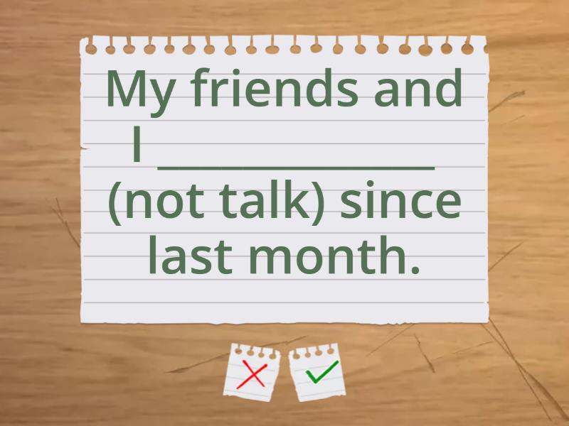 Present perfect - for/since - Flash cards