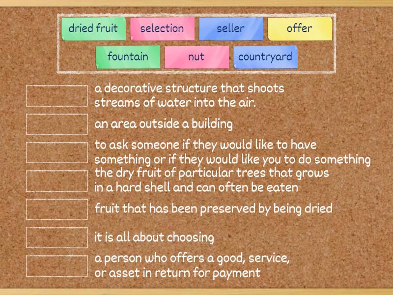 6th grade module 8 - Match up