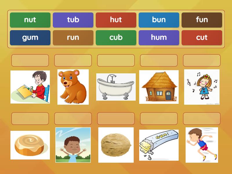 short u Oxford phonics 2 writing - Match up