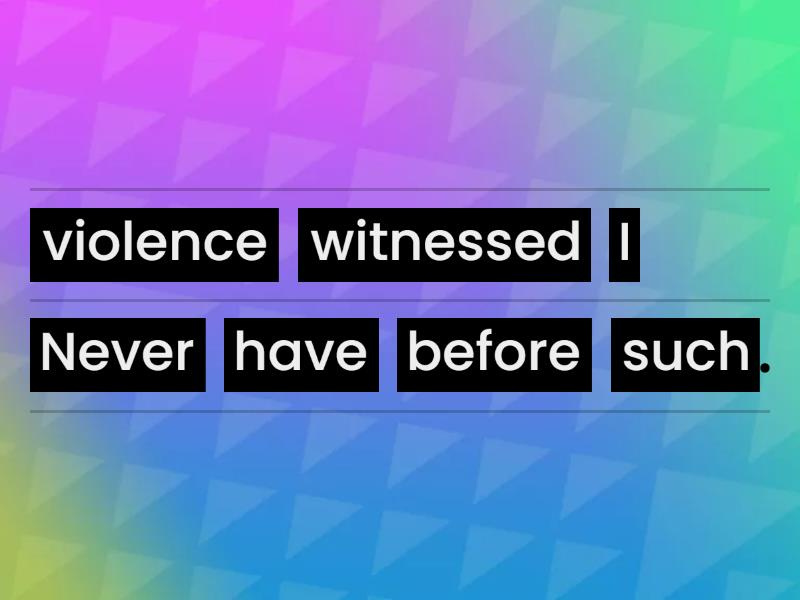 exercise 1 - Unjumble