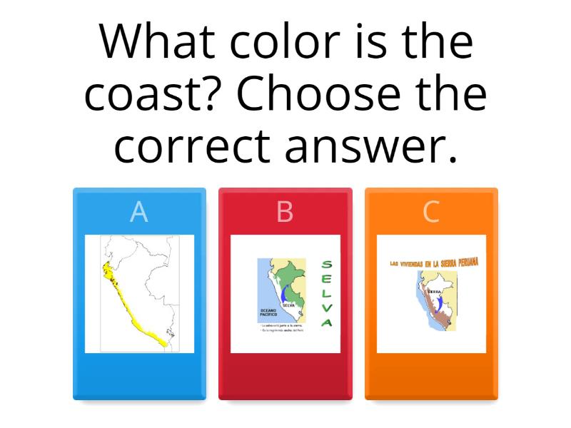 Peru and its regions - Quiz
