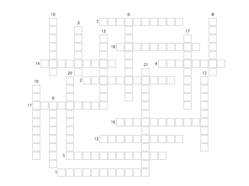 Feelings (towards advanced) - Crossword