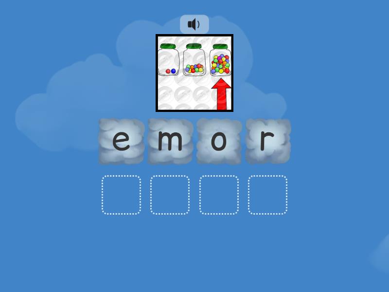 Early Maths Words - Anagram