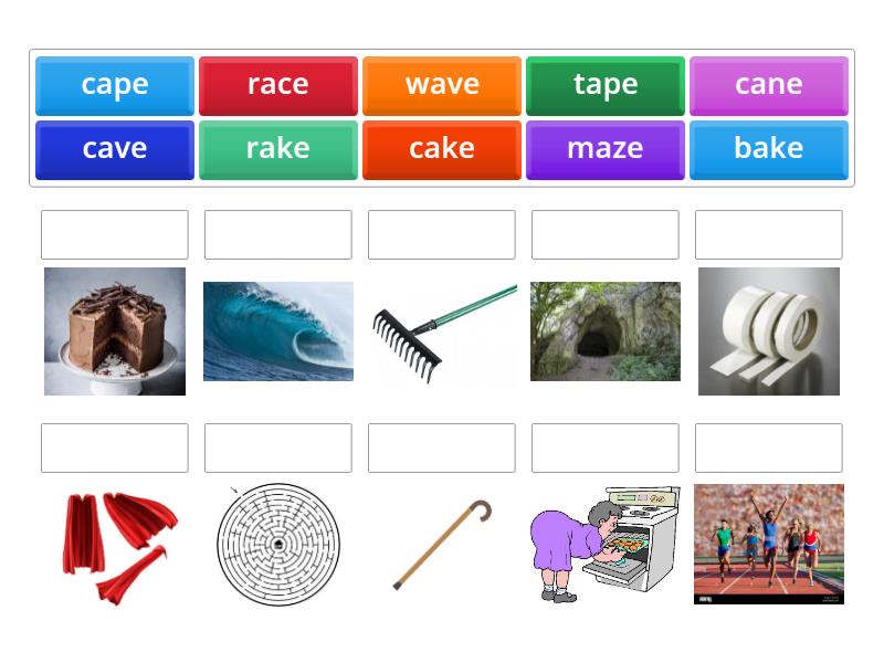 EFL phonics 3 a_e - Match up