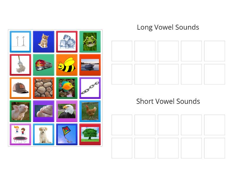 Long Vowel Short Vowel Sort - Group sort