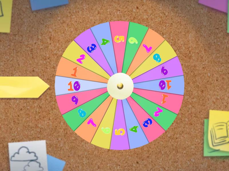 Numbers - Spin the wheel
