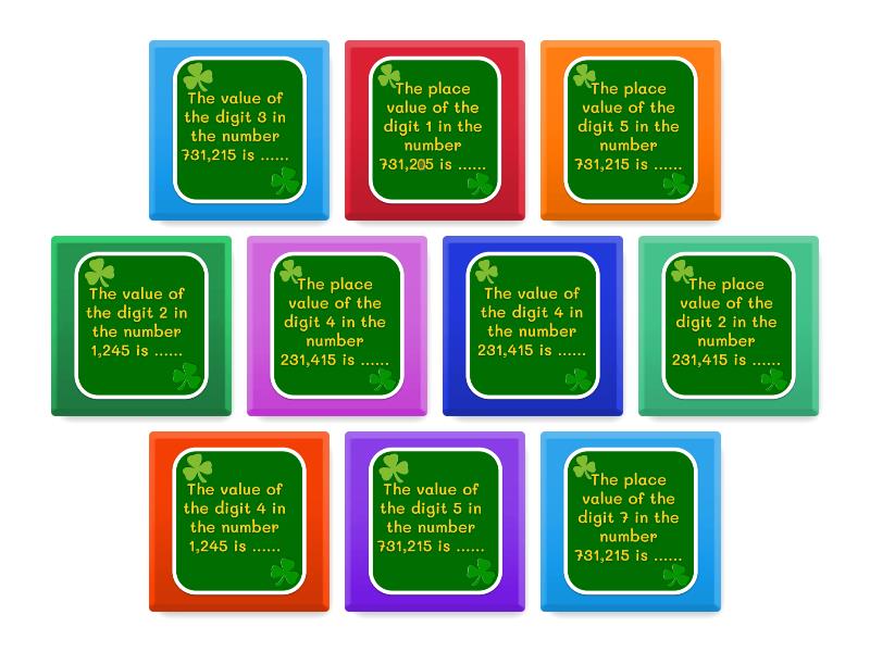 Value & place value - Flip tiles