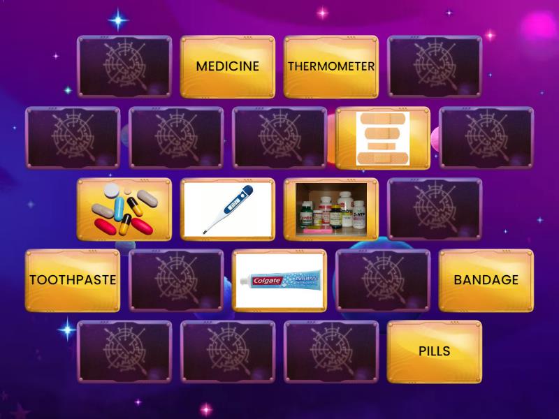 PHARMACY VOCABULARY - Matching pairs