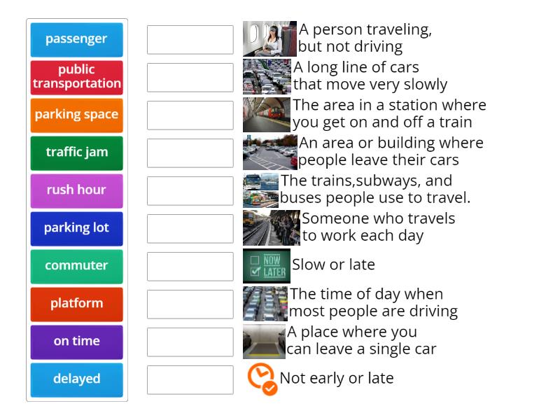 Transportation - Match up