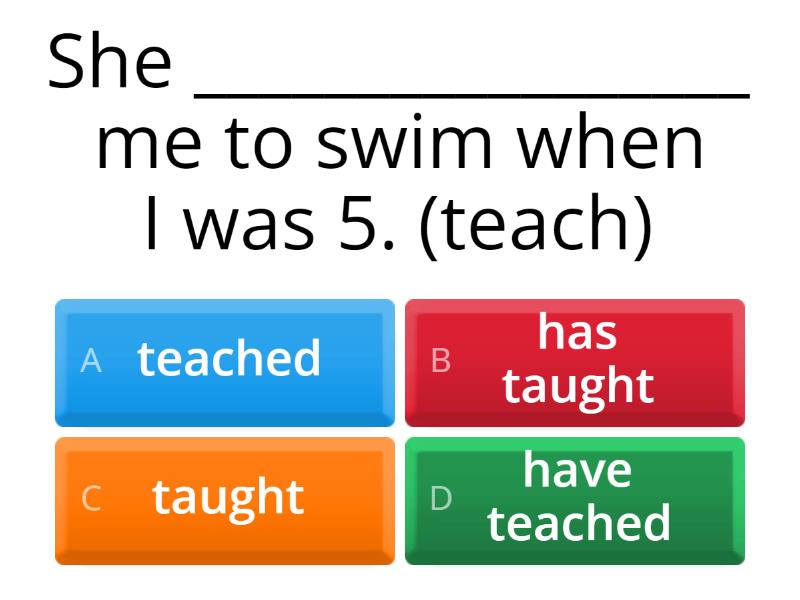Past simple vs present perfect - multiple choice - Quiz