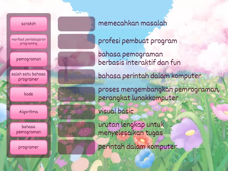 Algoritma dan pemograman kelas 7 - Match up