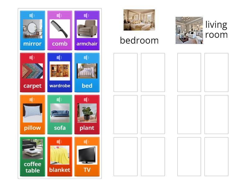 Rooms - Group sort