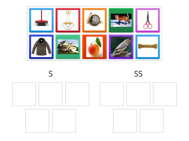 Palavras com S e SS 24 - Group sort