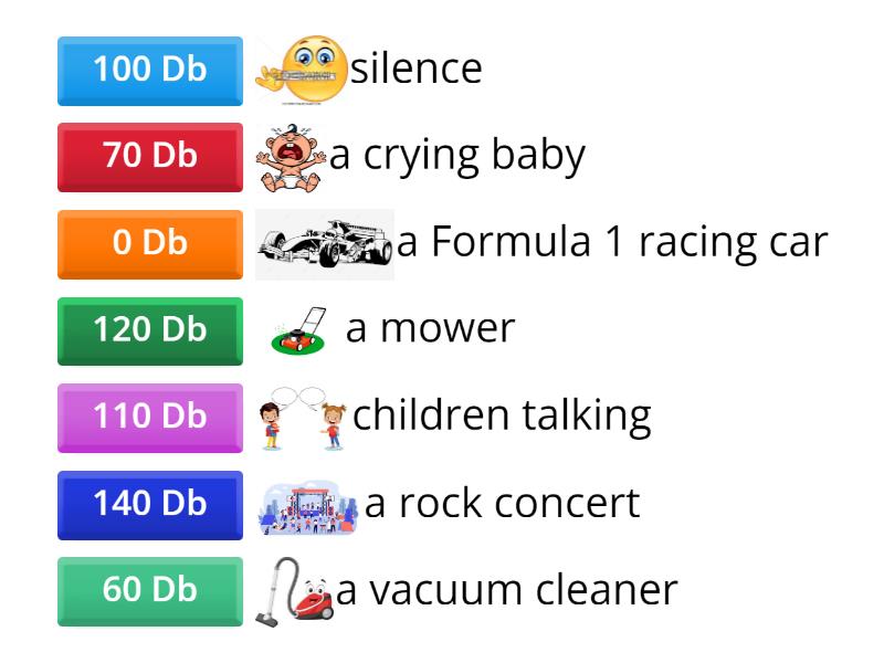 Cambridge Science 4.5 Decibels and Sources of Sound (matching) - Match up