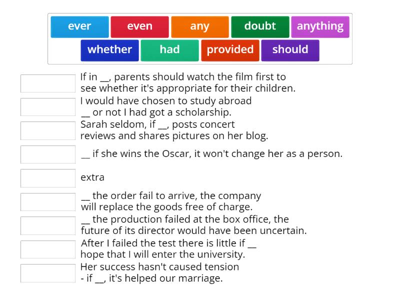 Focus 5 Unit 7 Conditionals review - Сопоставить