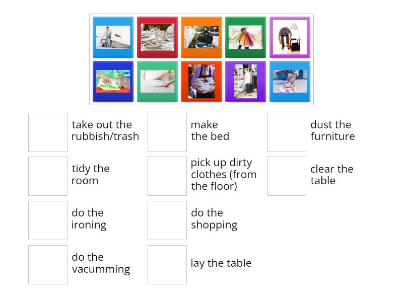 Housework - Match up