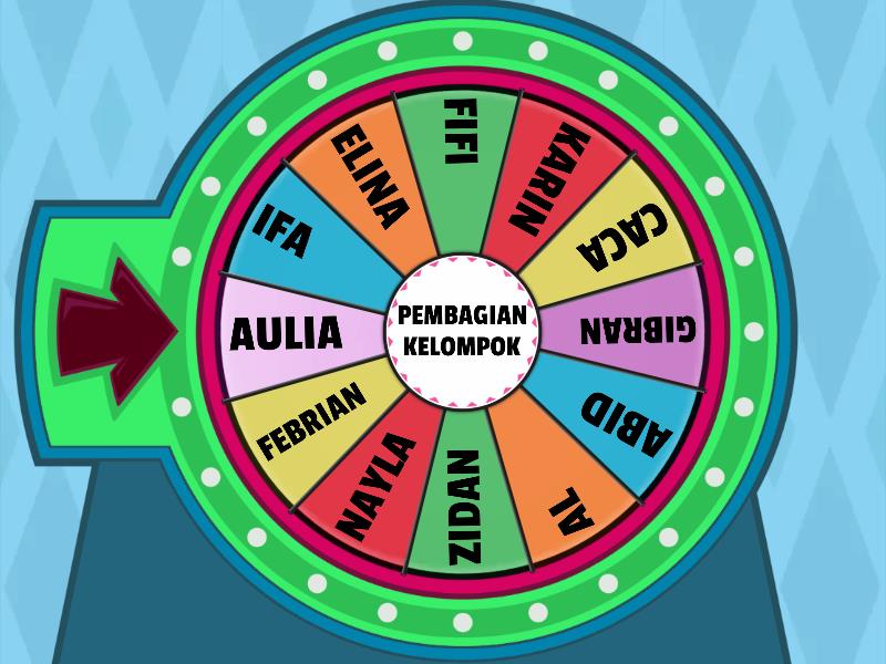KELAS DUA - Spin the wheel