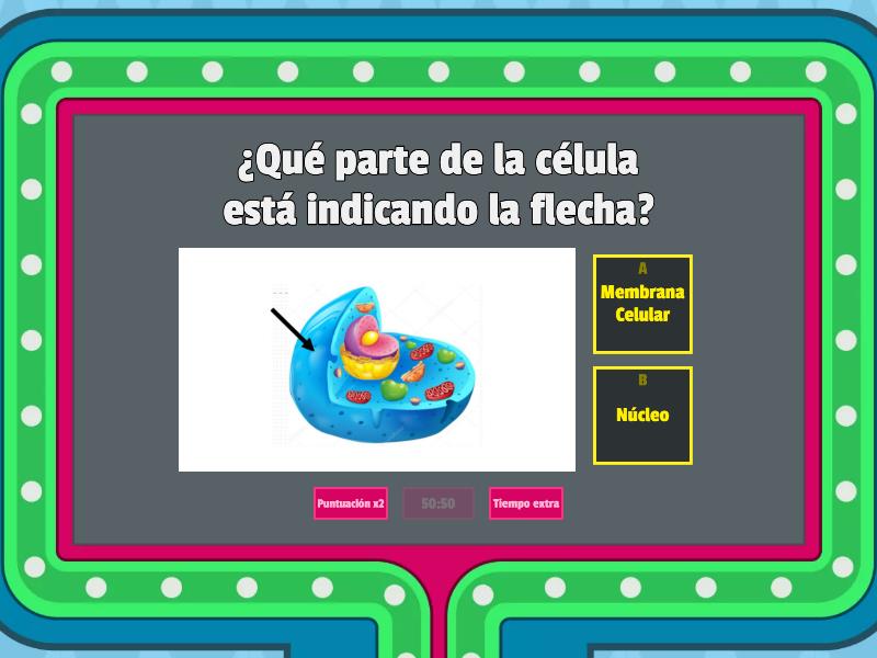 PARTES DE LA CÉLULA - Gameshow quiz