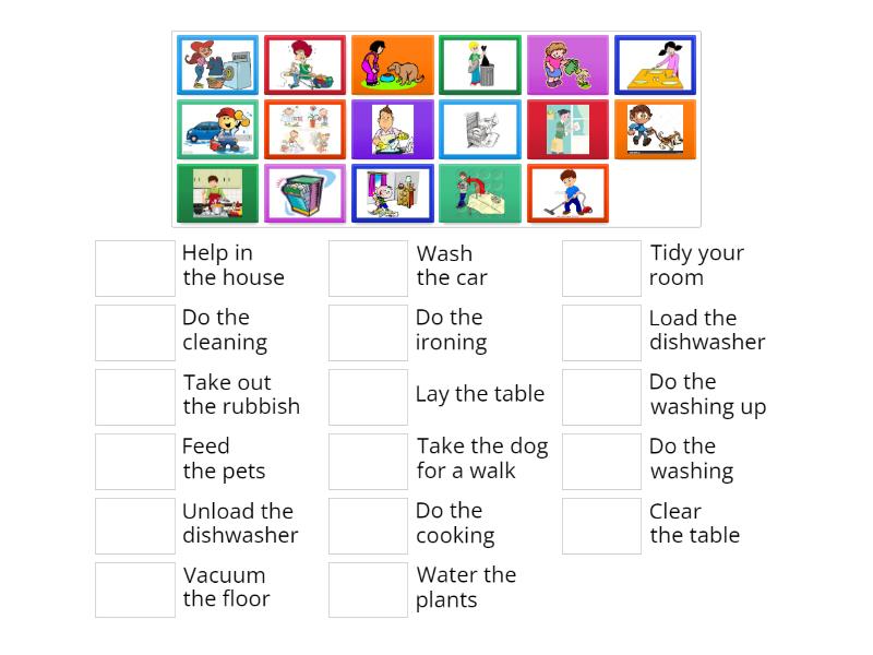 Housework - Match up