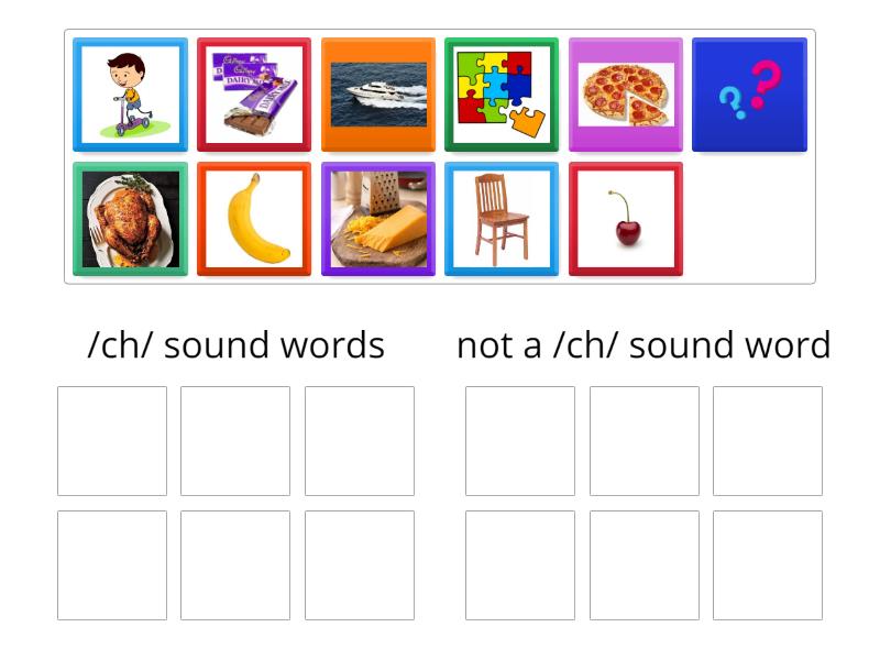 /ch/ sound - Group sort