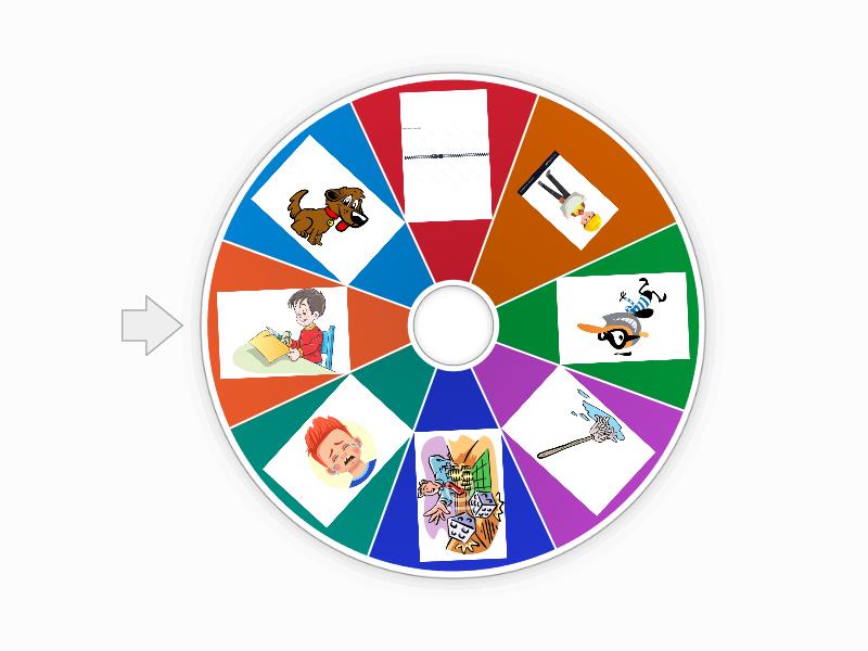 cvc words - Spin the wheel