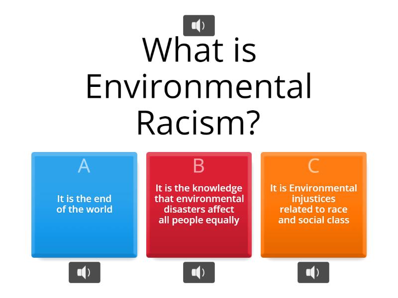 Environmental Racism - Questionário