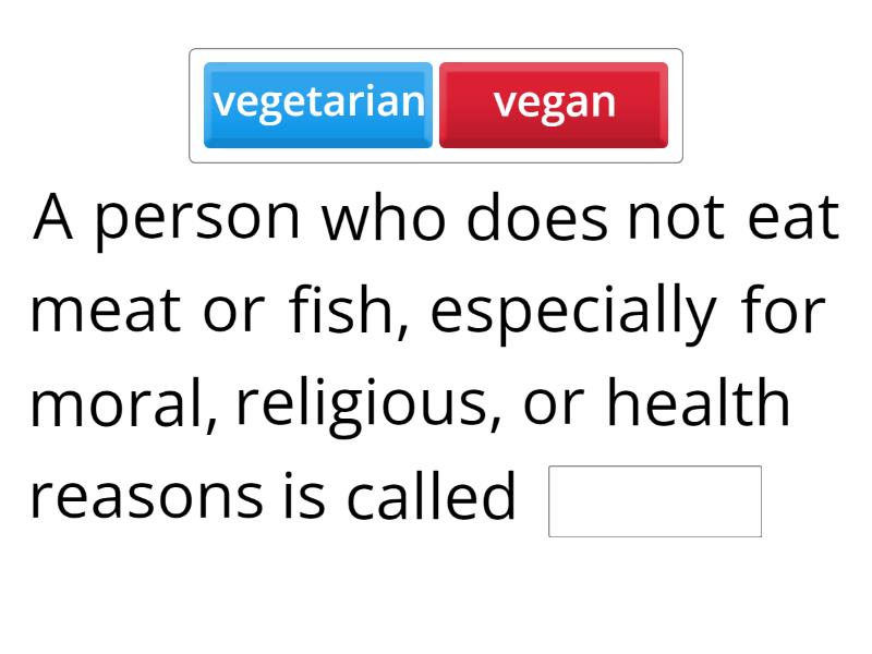 Food preferences and meals - Complete the sentence
