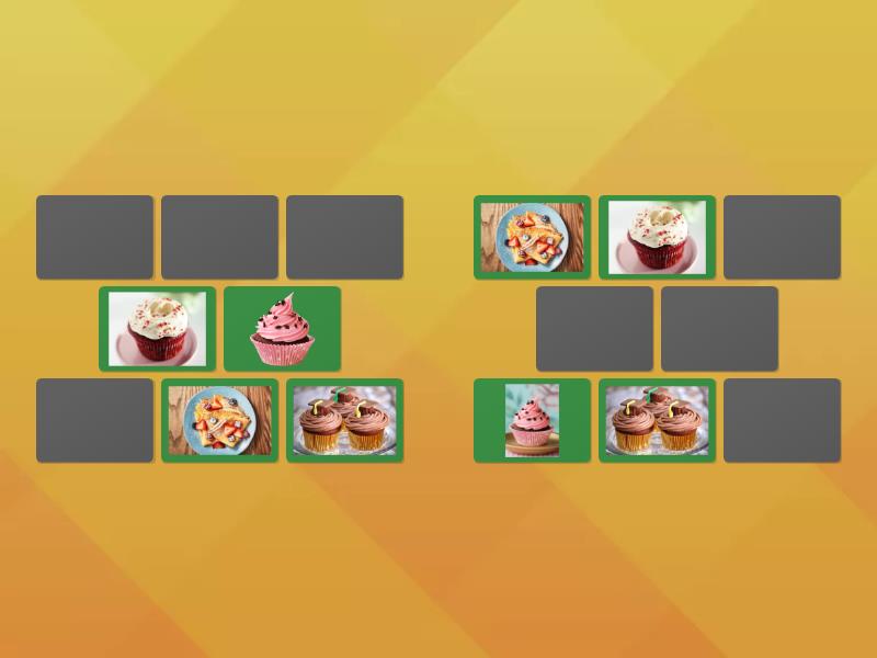 sweets pair game - Matching pairs