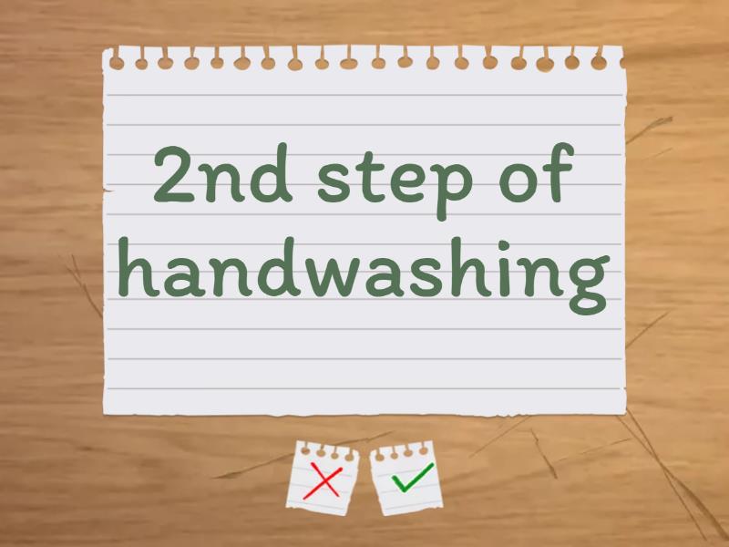 Handwashing - Flash cards