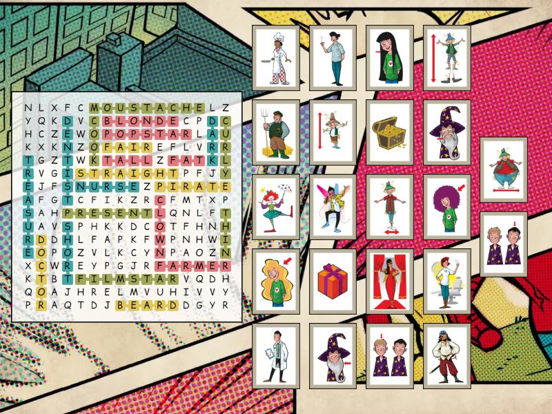 Power Up 2 Unit 3 Vocabulary - Wordsearch