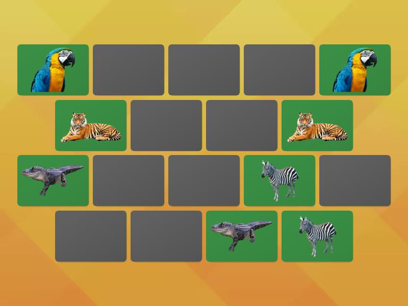 memory animals - Parejas