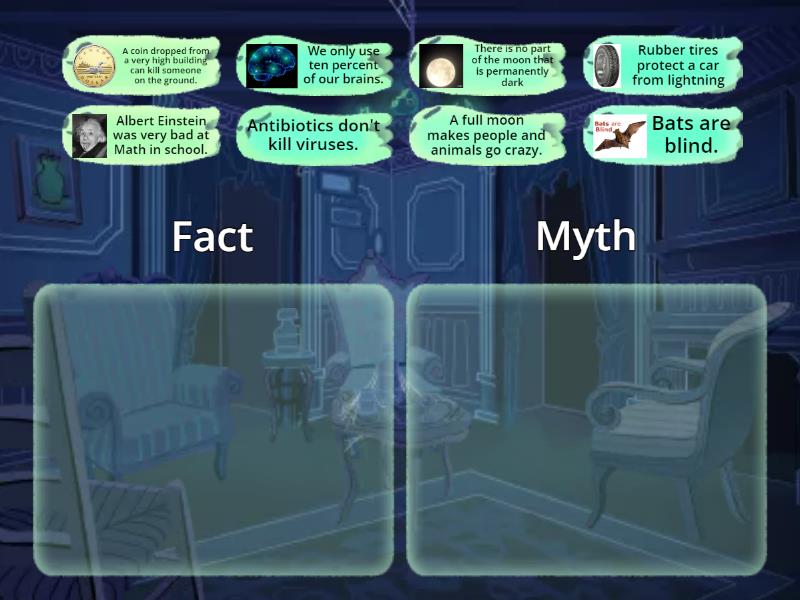 Unit 10A Scientific Fact or Myths - Categorize