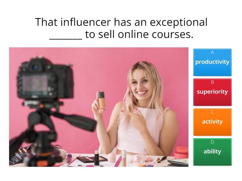 The suffix: -ity - Test