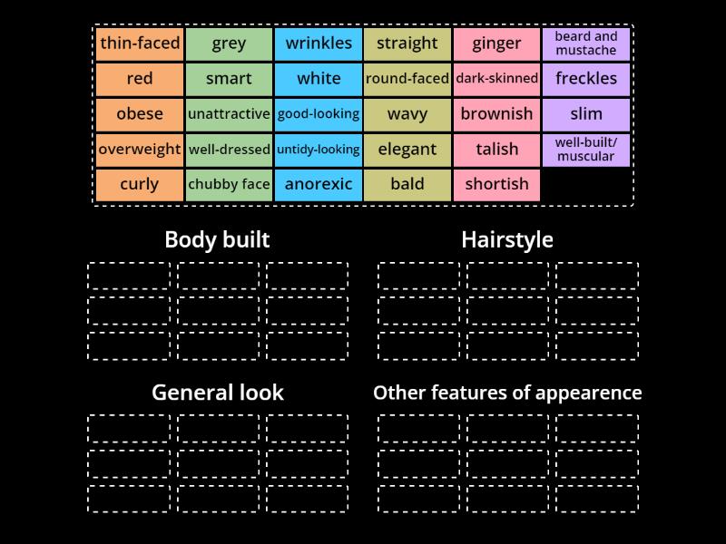 Appearance - Group sort