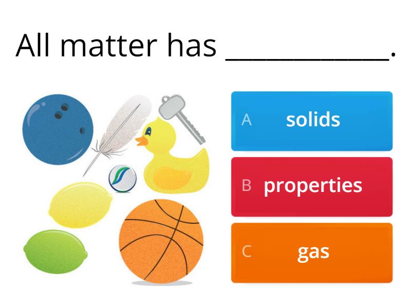 How can matter change? - Quiz