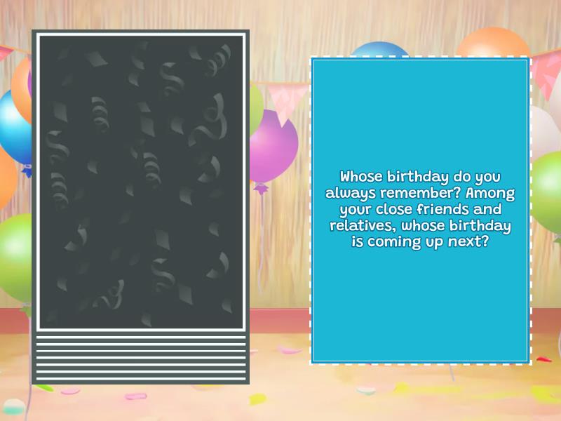 Birthday (Speaking) - Speaking cards