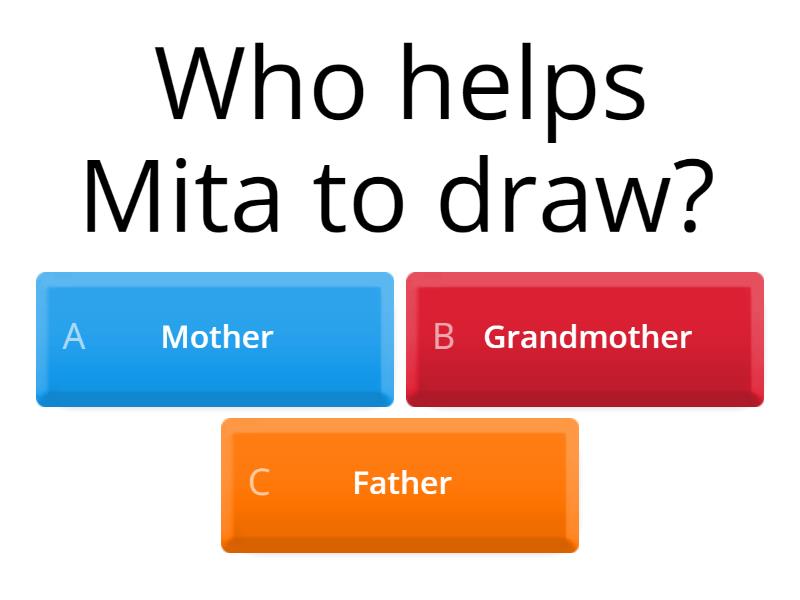 Mita learns to draw - Quiz