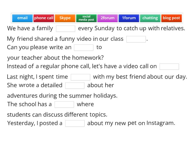 Eyes Open 3. Unit 5. Vocabulary - Complete the sentence