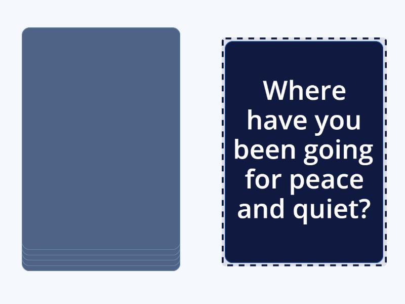 Present perfect continuous questions - Speaking cards