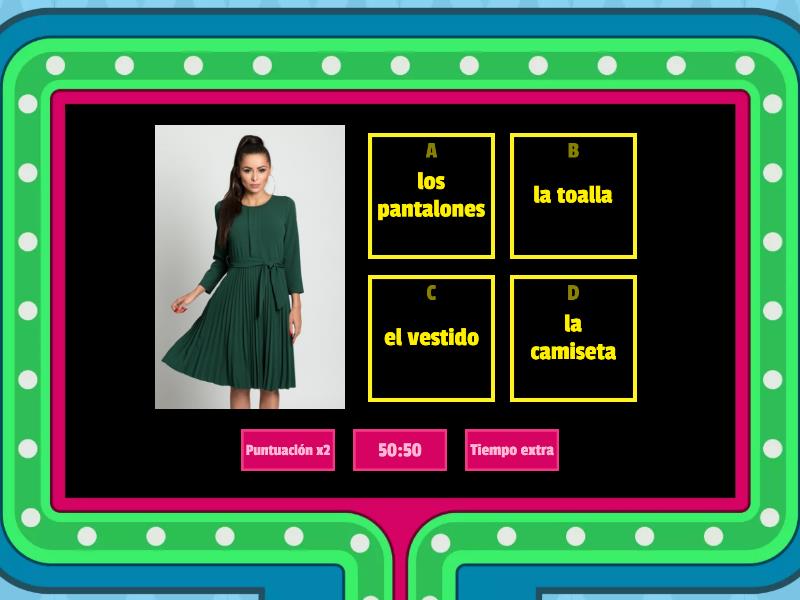 Quiz de La ropa - Gameshow quiz