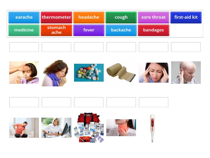 Diseases - Match the Columns - Match up
