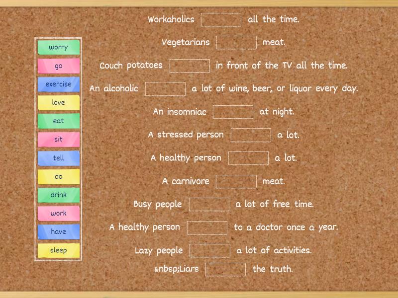 Things that are always true: Present Simple - Completa la oración