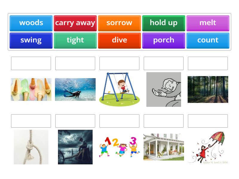 Things in the park - Match up