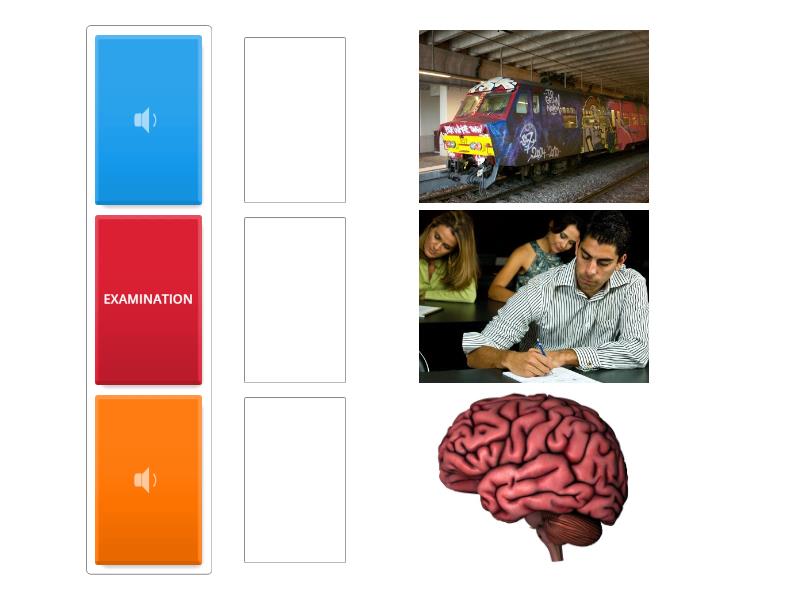 PLEASE MATCH THE SOUND WITH THE CORRECT WORD - Match up