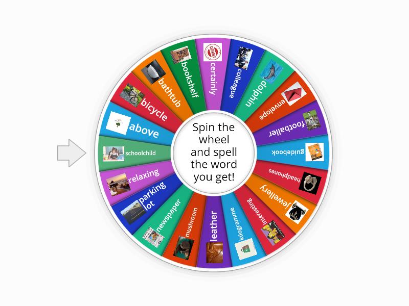 Spelling Bee - Random wheel