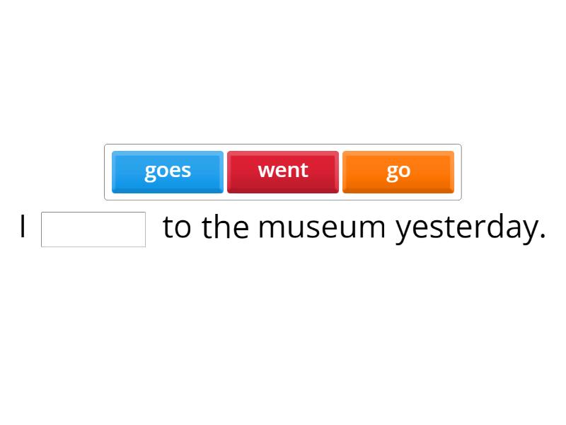 Глаголы в прошедшем времени Complete The Sentence